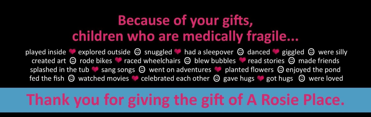 Ways To Give - A Rosie Place For Children